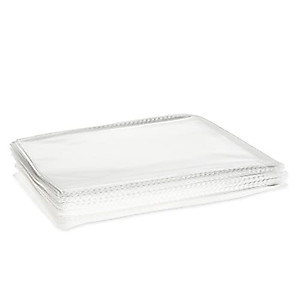 300 Pack Clear Greeting Card Sleeves, Transparent Envelopes for 5x7 Invitations, Photos (7.6 x 5.7 in)