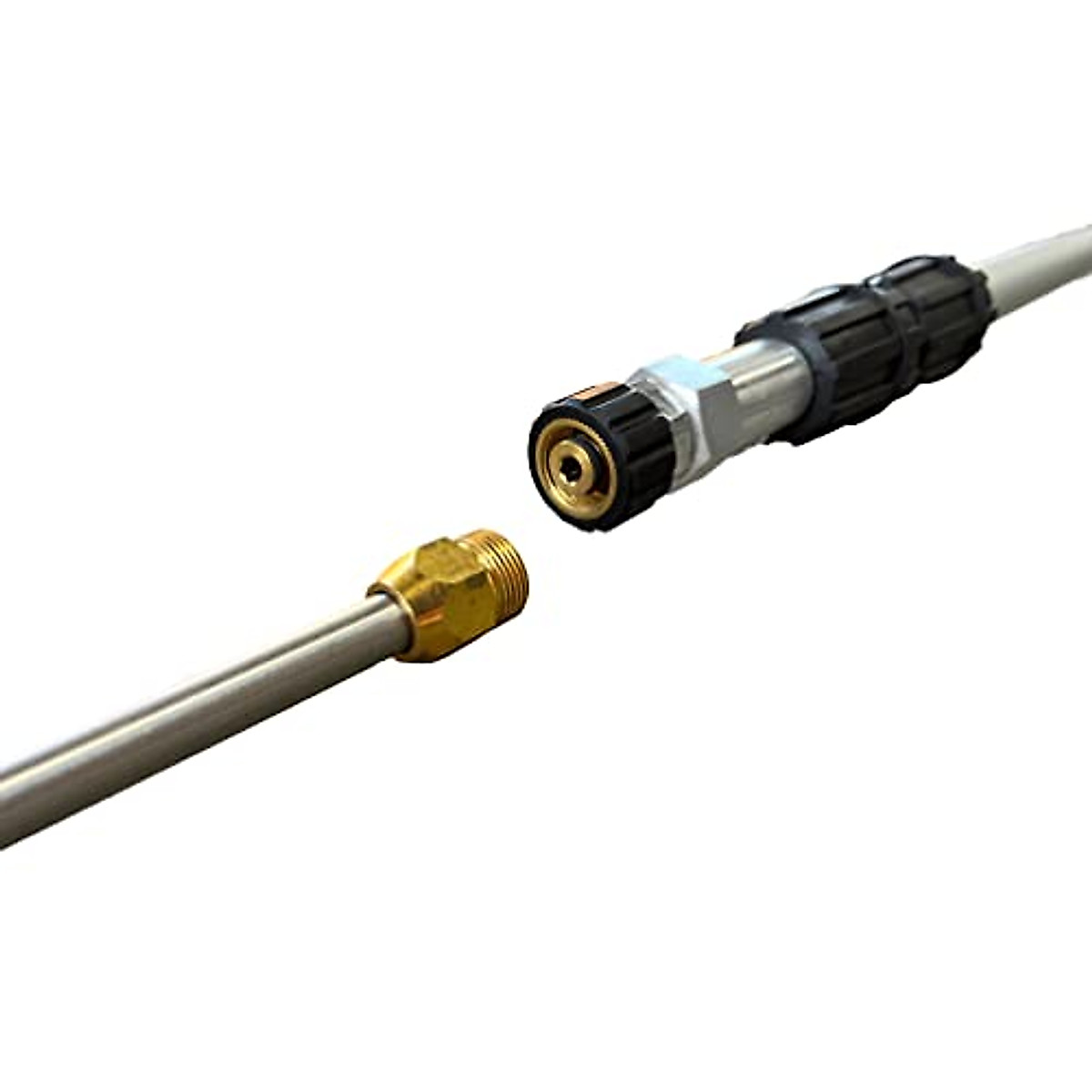 AR Annovi Reverberi, ARTEL-18C Pressure Washer Telescoping Lance & Connection Accessories. 4000 Max PSI, 7 Max GPM, 18 Foot Extension, Metal Lance, Aluminum Base, Quick Connect Attachments
