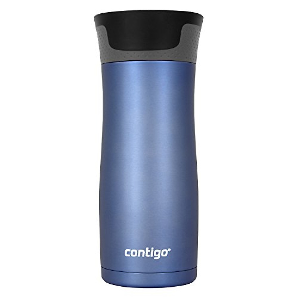 Contigo West Loop Vacuum-Insulated Stainless Steel Thermal Travel Mug with AutoSeal Spill-Proof Lid, Reusable Coffee Cup or Water Bottle, Keeps Drinks Hot or Cold for Hours, 16oz Matte Monaco Blue
