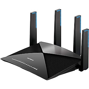 NETGEAR Nighthawk X10 Smart WiFi Router (R9000) - AD7200 Wireless Speed (up to 7200 Mbps) for 60Ghz WiFi Devices | Up to 2500 sq ft Coverage | 6 x 1G Ethernet, 1 x 10G SFP+, and 2 USB ports