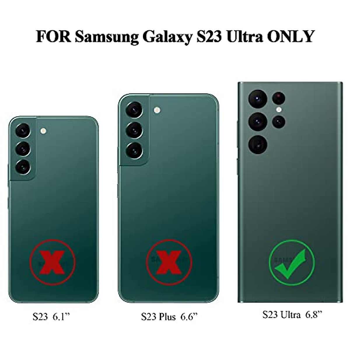 MMHUO for Samsung Galaxy S23 Ultra Case,Dual Layer Military Grade Drop Protection Slim Galaxy S23 Ultra Case with Hidden Ring Holder Shockproof Phone Case for Samsung Galaxy S23 Ultra 5G,Black