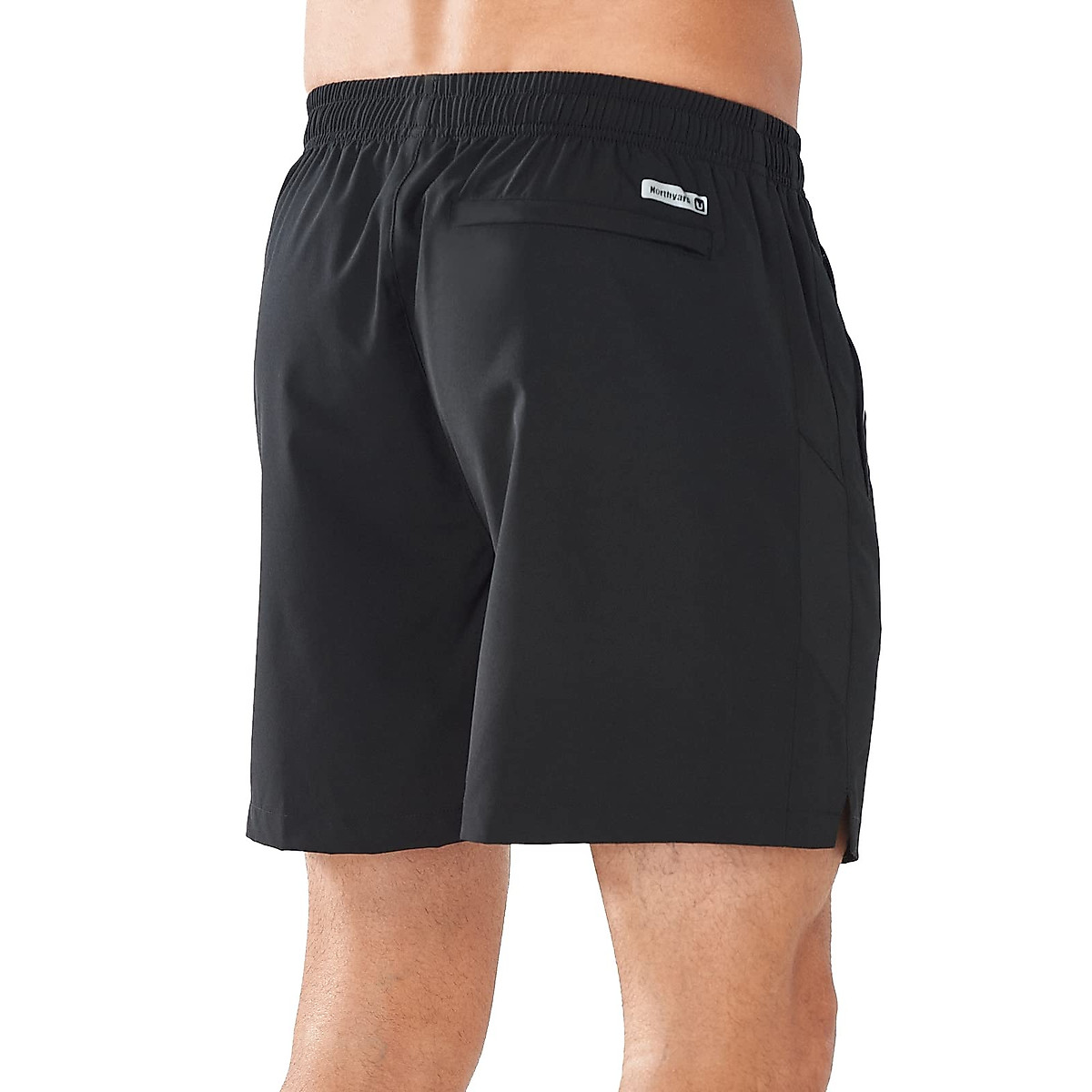 NORTHYARD Men's Running Athletic Shorts 5" / 7" Workout Gym Short Tennis Quick Dry Lightweight Active Sport Hiking Basketball-5'' BLACK-3XL