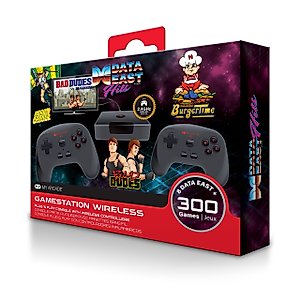 Bionik DRMDGUNL3213 Game Station Wireless Plug & Play Game Console with 2 Controllers, Black