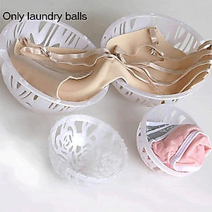 RYGRZJ New Laundry Wash Washer Washing Ball Bra Double Tool Practical for Laundry Home Saver Women Bubble Ball Convenient Clean M3u1