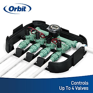 Orbit 57865 Battery-Operated Sprinkler Timer, Black