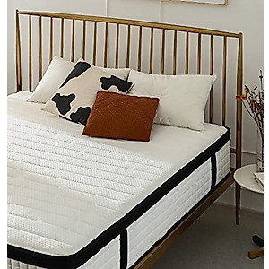 12 Inch, Full XL, Gel Memory Foam and Pocket Spring Hybrid Mattress Medium-Firm Supportive & Pressure Relief