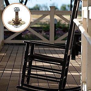 DOITOOL 4pcs Rocking Chair Hardware Rocking Chair Bearing Connecting Pieces Furniture Accessories Furniture Connecting Fittings M8x45mm