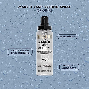 Milani Make It Last Original - Natural Finish Setting SPray - 3-in-1 Setting Spray and Primer- Prime + Correct + Set - Makeup Finishing Spray and Primer - Long Lasting Makeup Primer and Spray - 2 Pack