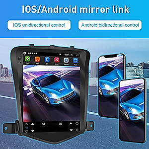 Roinvou 2+32G for 2008-2012 Chevrolet Chevy Cruze J300 Android Car Radio Stereo, 9.7'' Vertical Touchscreen GPS Navigation WiFi SWC Bluetooth FM RDS Mirror Link Backup Camera External Mic CANBUS