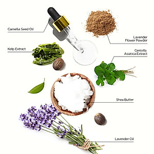 WONDERBAR101 Dry Hair and Itching Scalp Dandruff Shampoo Bar – plant-based, pH balanced, Eco-friendly, Plastic Free Packaging (Lavender)