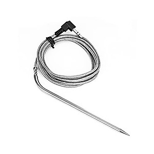 Stanbroil Meat BBQ Probe Replacement for Camp Chef Pellet Grills, Stainless Steel Braided Cable Withstand High Temperature