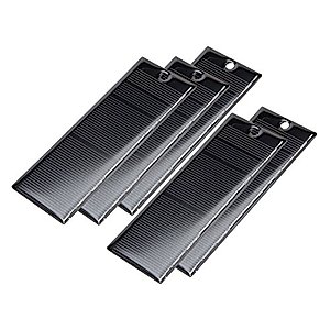 uxcell 5Pcs 4.5V 130mA Poly Mini Solar Cell Panel Module DIY for Light Toys Charger 44mm x 121mm