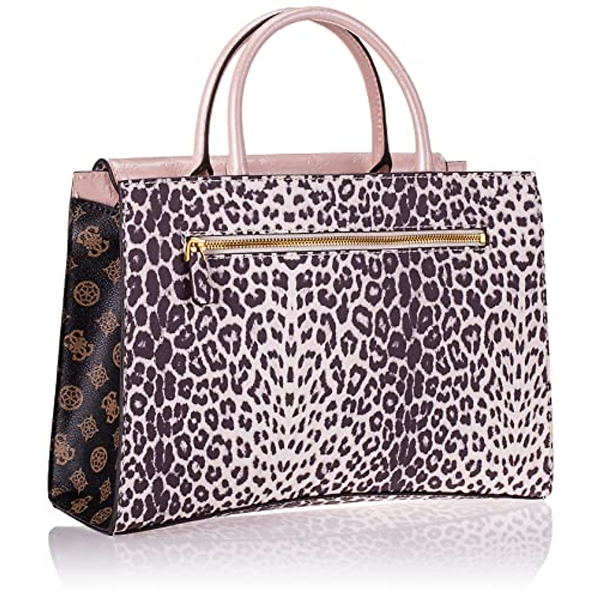 GUESS Zira High Society Satchel, Leopard Multi