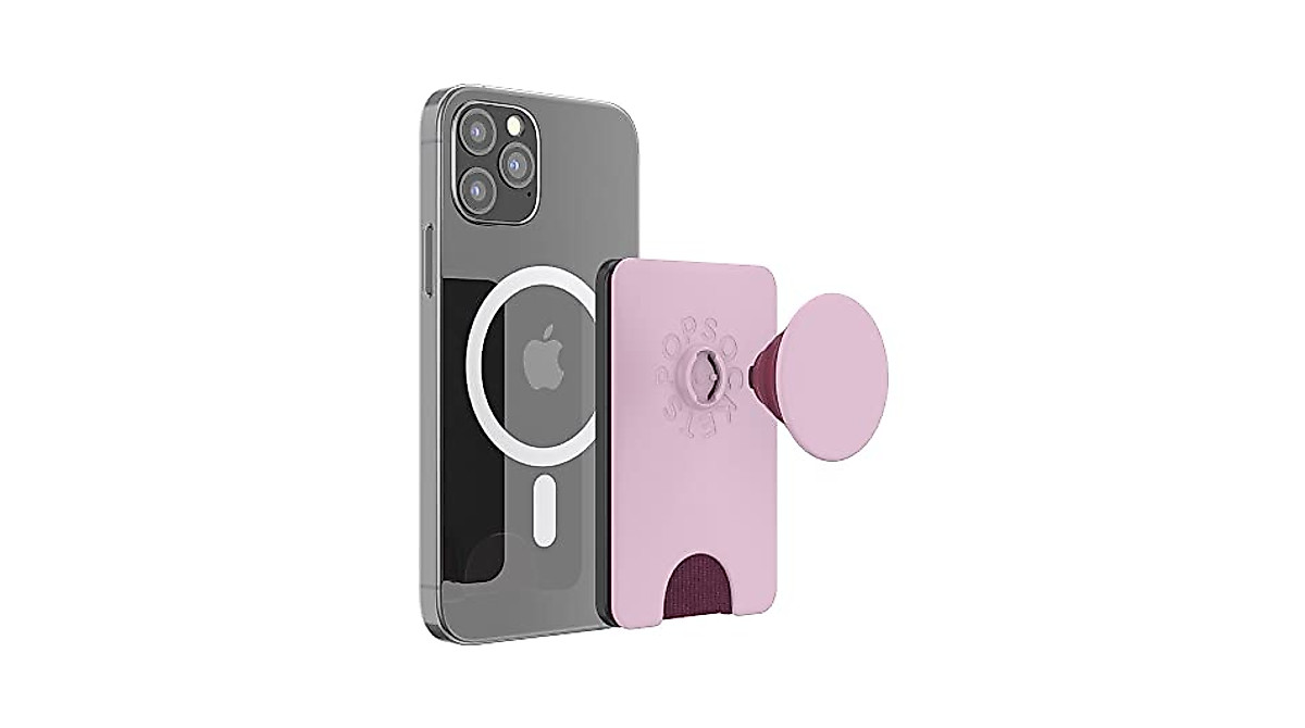 PopSockets Phone Wallet with Grip & Card Holder for MagSafe