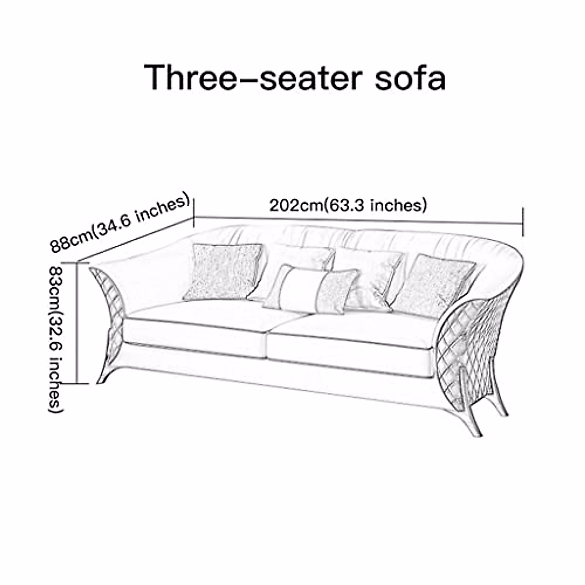 ZSEDP Antique Imported Leather Three-Person Sofa Recliner Full-Size Sofa Bed Sofa Combination Furniture