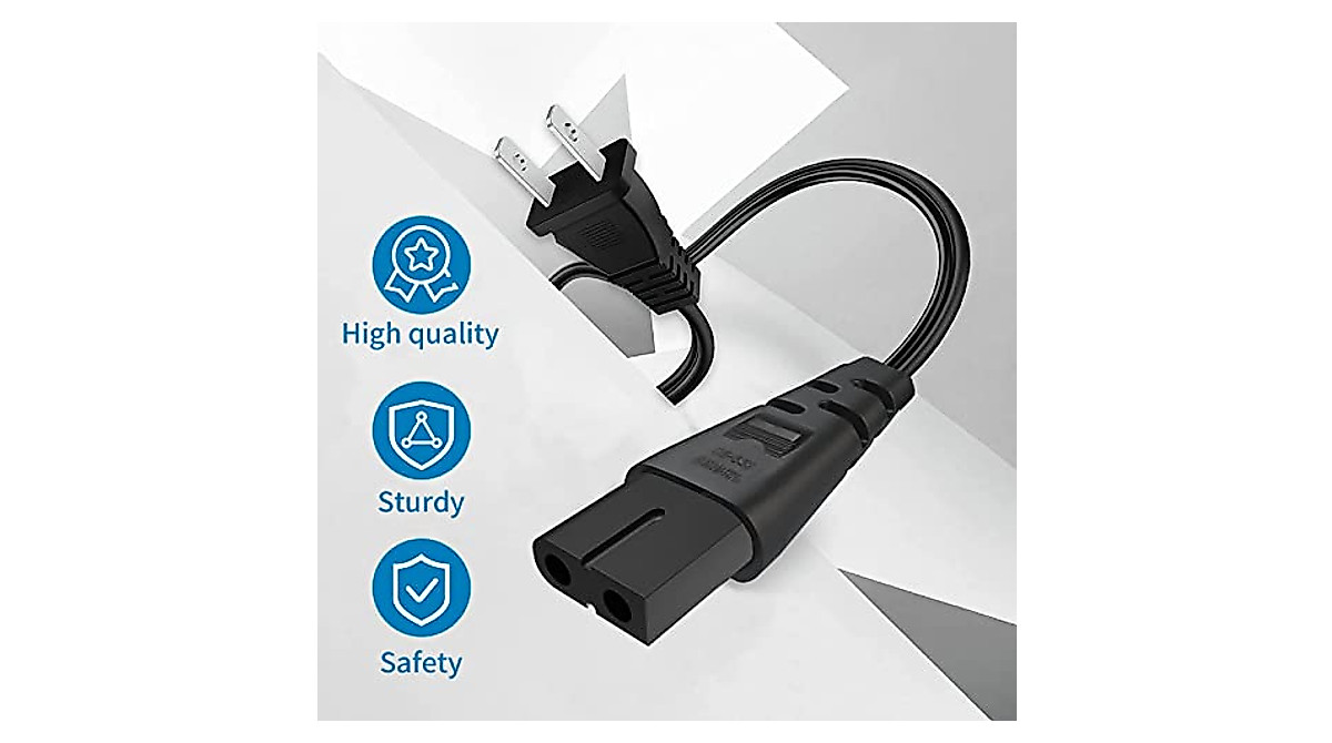 Genuine AC Power Cord for Sewing Machines