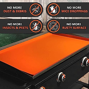 Protebox 36 Inch Griddle Silicone Mat Protective Cover for Blackstone 36 Inch Griddle, Heavy Duty Reusable Food Grade Silicone Grill Mat Protect Your Griddle from Dirt & Rust