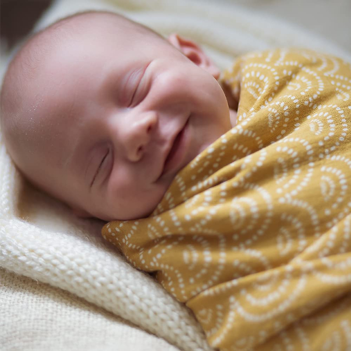 LifeTree Muslin Swaddle Blankets Newborn - 3 Pack Soft Baby Swaddle Blankets Neutral for Boys & Girls - Baby Receiving Blankets, Large 47 x 47 inches