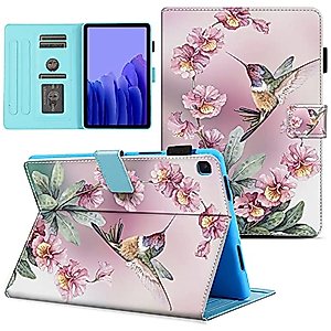 Birdtab for Samsung Galaxy Tab A7 10.4 Case 2020 Multi-Angle Smart Stand Shell Cover Case for Samsung Galaxy Tab A7 10.4 inch Tablet SM-T500/T505/T507 Case,Beautiful Hummingbird