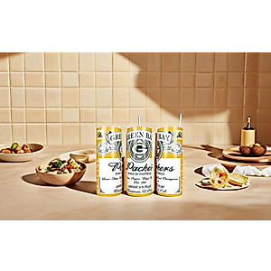 Alpha Custom Printing Green Bay Foootball Team (Look-alike) Beer Can 20oz tumbler with straw