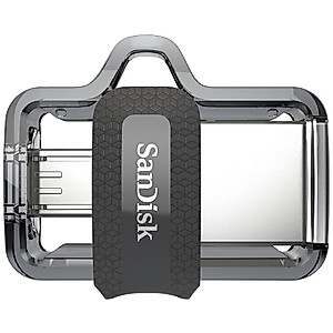 SanDisk Ultra 32GB (Five Pack Bundle) Dual Drive m3.0 (SDDD3-032G-G46) works with Android Devices and Computers Flash Drive with Everything But Stromboli (TM) Lanyard