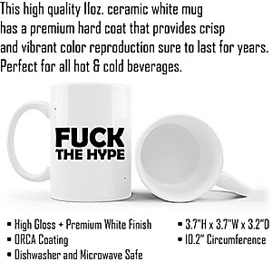 Funny Mug - Hype Fuk Gift for Men Women Gift 11Oz Coffee Cup T-Shirt