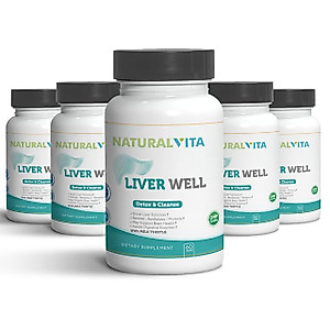 Liver Well (2) Cleanse, Metabolic Support Dtox - Liver Supplement for Liverwell Health with Milk Thistle Extract