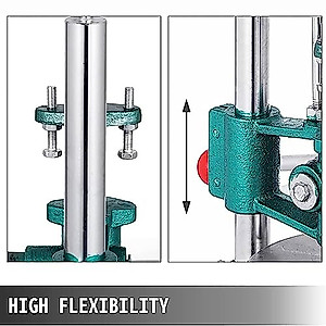 Manual Stainless Steel Dough Sheeter Pasta Maker, 20cm/7.87inch Household Pizza Pastry Press Machine with Cast Iron Base, for Commercial or Family