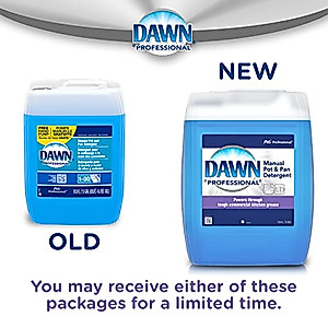 P&G PROFESSIONAL Dawn Dishwashing Liquid Soap Detergent, Bulk Degreaser Removes Greasy Foods from Pots,18.9L/5 gal & Ultra Shine Platinum Dish Soap 5 Gallons (640 oz)