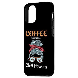 iPhone 15 Nurse Aide Coffee Gives Me CNA Powers Healthcare Worker Case