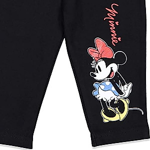 Disney Minnie Mouse Infant Baby Girls 2 Pack Pants Black/Red 3-6 Months