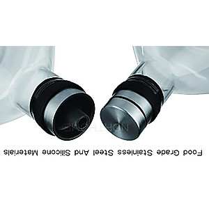 NORTHOME Wine Breather carafe with lid 50oz, Hand Blown heat-resistant Glass, Red Wine Carafe, Wine Decanter Wine Accessories