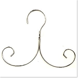 New! Life Jacket Hanger, Storage- Life Preserver, Life Vest Hanger & Storage, Life Jacket Dryer, Drying Rack, Drying Hangers; Boating Hanger & Storage (Chrome (Set of 10))