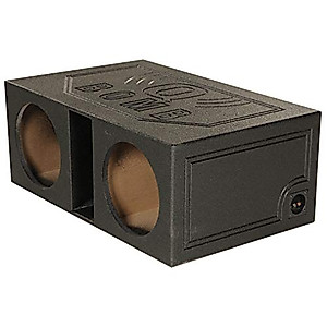 QPower QBOMB12VL 12" Dual Vented Ported Car Subwoofer Sub Box Enclosure