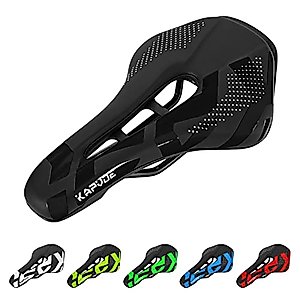 KAPVOE Mountain Bike Seat Bicycle Saddle Comfortable Memory Foam Cushion for MTB BMX Road Riding Specialized Mountain Bike Seat Bicycle Saddle Comfortable Memory Foam Cushion for MTB BMX Road Riding
