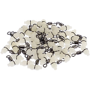 BESPORTBLE Luminous Gourd Swivel Luminous Swivels Connector Fishing Swivels Connector Fishing Barrel Swivel Fishing Rolling Swivels Tackle Accessories Fishing Hooks Contactor
