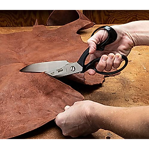 Crescent Wiss 12" Wide Blade Bent Handle Industrial Shears - W22W