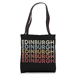 Edinburgh Indiana Edinburgh IN Retro Vintage Text Tote Bag