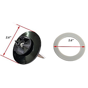 SPB 456 2B Blender Blade with SPB7-20TXN Coupling Compatible with Cuisinartt Powerblend Duet Parts Replacement BFP-703 FPB-5PC SPB-3 SPB-7 SPB-7CH Blender Clutch