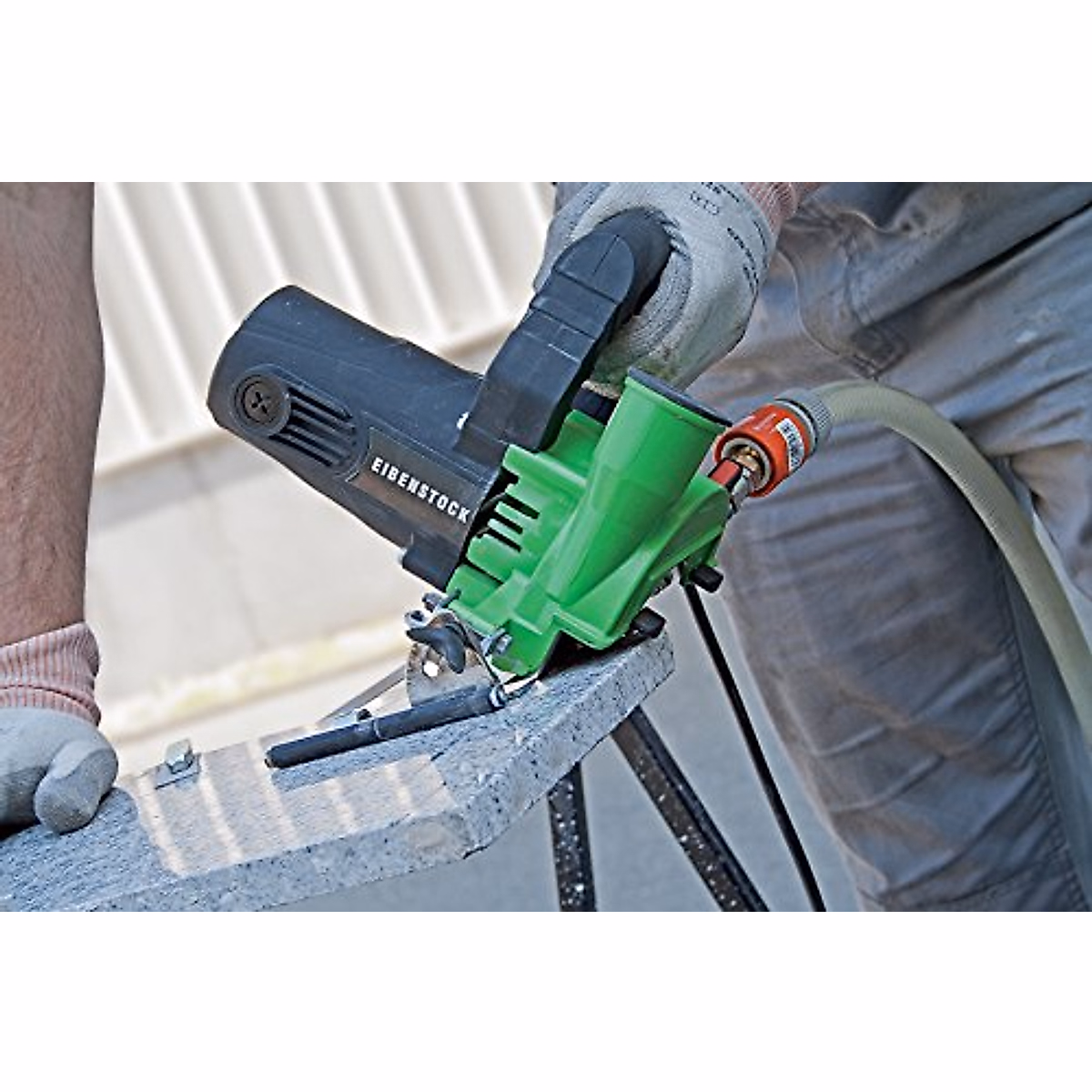 CS Unitec EDS 125 5" Circular Diamond Hand Saw for Wet/Dry Cutting of Ceramic Tile, Stone, Hardie Board