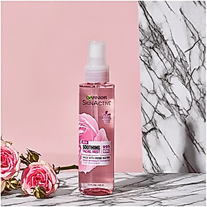 Garnier SkinActive Facial Mist Spray with Rose Water, 4.4 Fl Oz (Pack of 1)