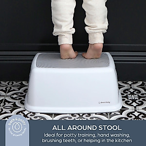 Dreambaby Step Stool Aqua Dots, Toddler Potty Training Aid with Non Slip Base - Model L672