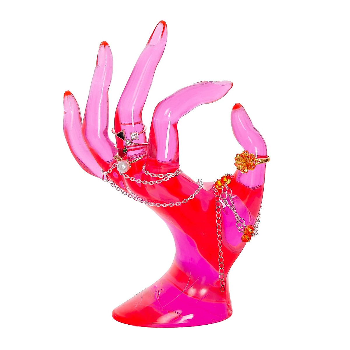 INSGOAL Ring Holder for Jewelry Preppy Room Decor Aesthetic Room Decor Pink Room Decor Engagement Gifts for Women Couples Bride