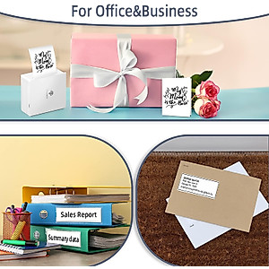 Phomemo Mini Bluetooth Mobile Printer - M02 Pocket Thermal Printer Portable Hand-held Ink-less Printers, Compatible with iOS/Android for Learning, To-do Lists, Journals, Planners, Scrapbooks, Labeling