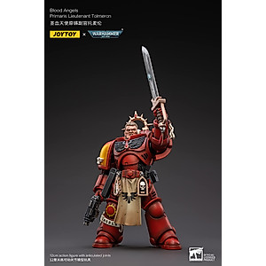 BLOOMAGE JOYTOY (BEIJING) TECH Warhammer 40K: Blood Angels Primaris Lieutenant Tolmeron 1:18 Scale Action Figure, Multi