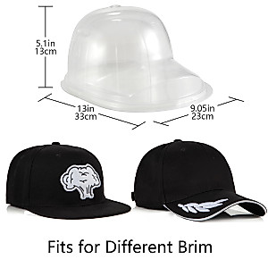 LADYBRO 10Sets Baseball Cap Dad Hat Fitted Hat Holder - Protect Hats in Travel or Transport, Storage Hats Plastic Cap Mold Protectors