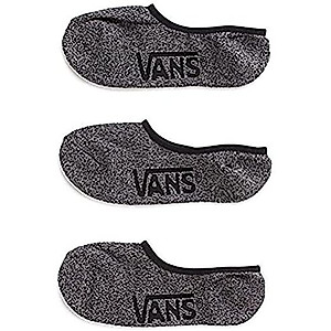 Vans | Classic Super No-Show Socks - Black Heather, Medium (6.5-9)