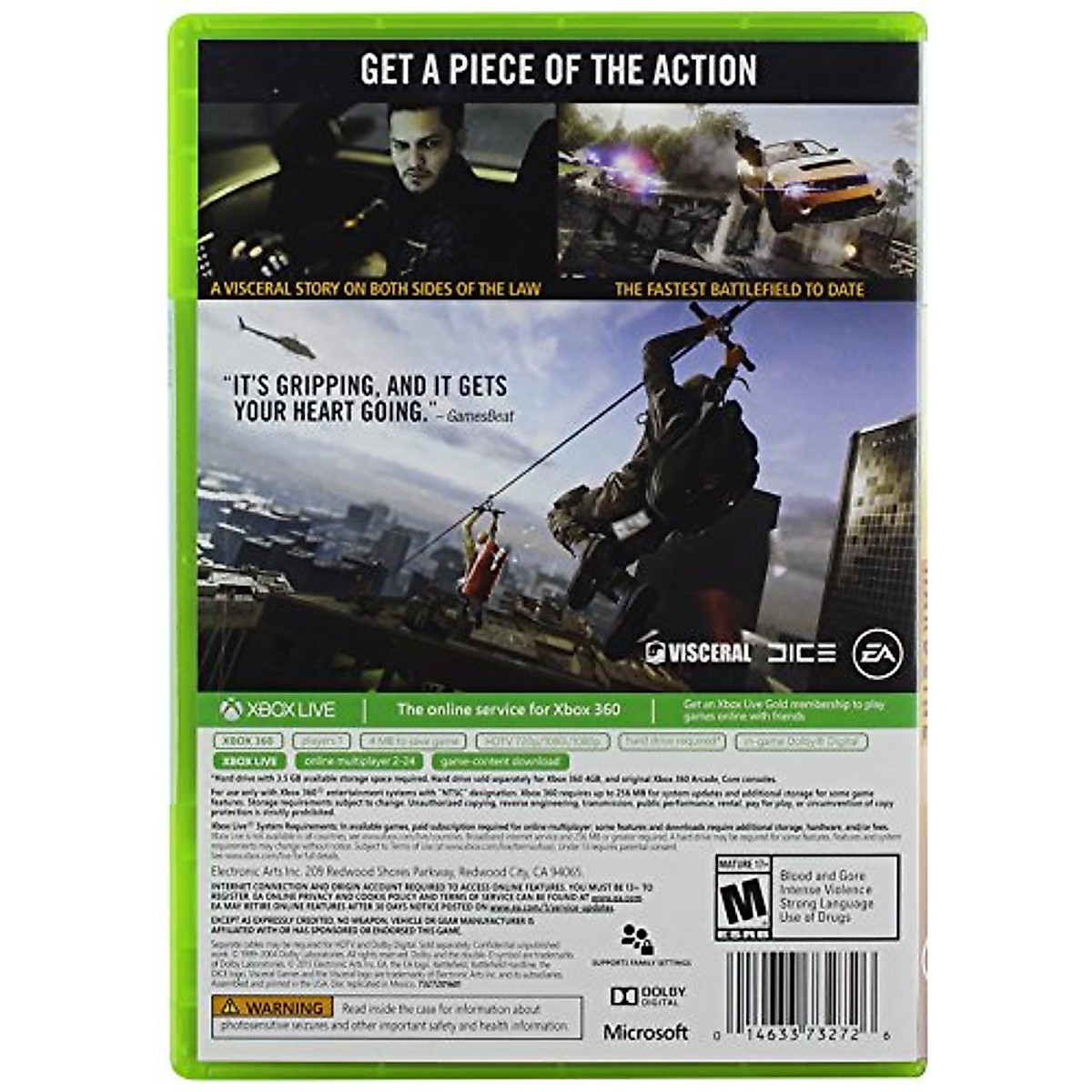 Battlefield Hardline - Xbox 360