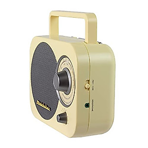Studebaker Mellow Yellow Vintage Home Portable Retro AM/FM Radio with Headphone Jack - (Limited Edition)