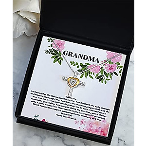 Grandma Thank You, Grandma Gifts 925 Sterling Silver, Message Card Jewelry, Grandma Gifts From Grandchildren Jewelry, Mama gifts, Mama Gifts From Daughter